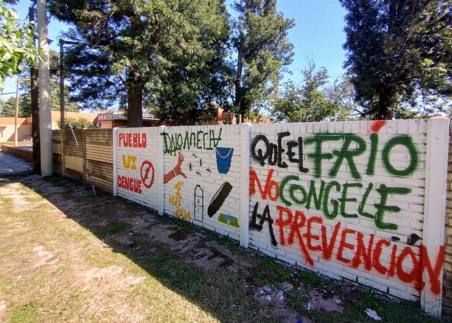 Arte público: Cuarto Naturales pintó un mural para la prevención del ...